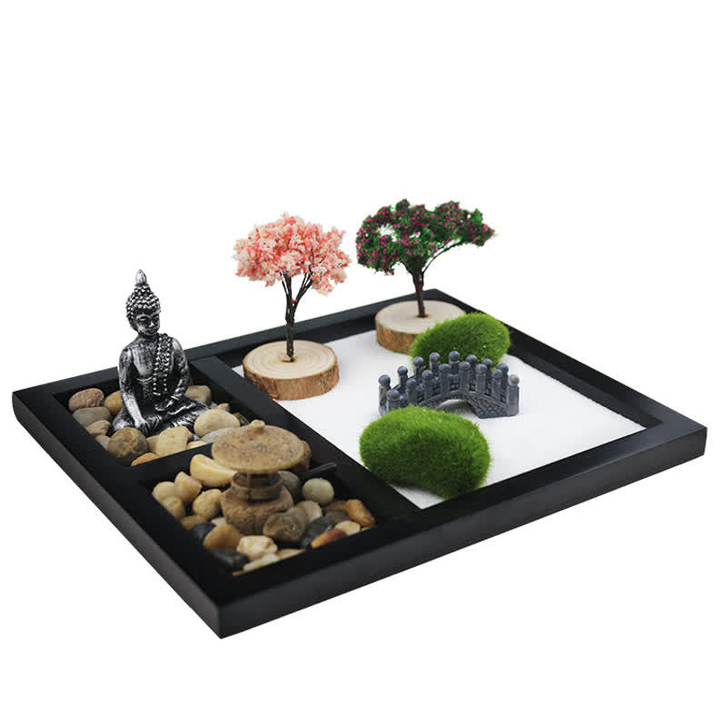 Buddha Stones Buddha Symbol Tree Landscape Meditation Calm Zen Garden ...
