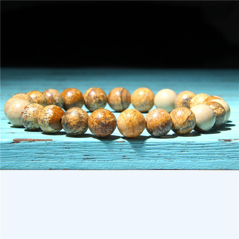 Natural Agate Stone Crystal Balance Beaded Bracelet – buddhastoneshop