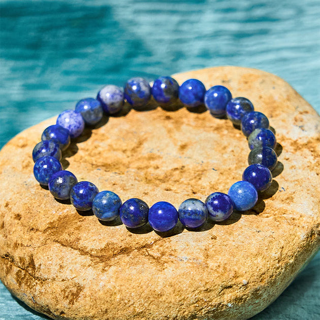 Buddha Stone Lazurite Self Care Positive Bracelet – buddhastoneshop