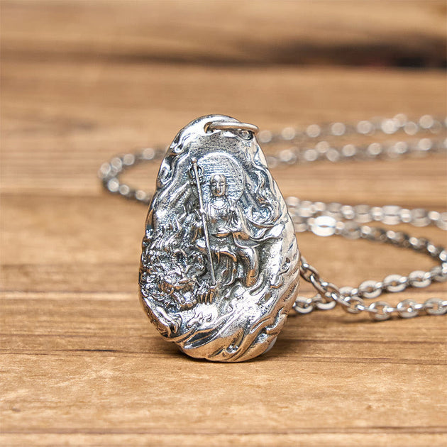 Buddha Stones Copper Kṣitigarbha Dizang Bodhisattva Compassion Pendant ...
