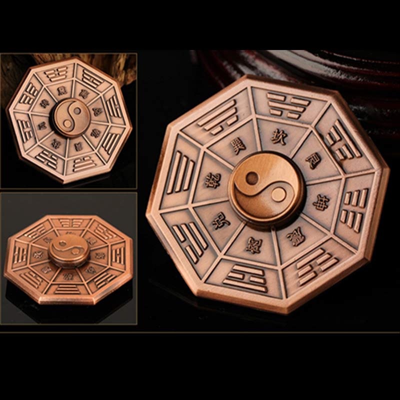 Buddha Stones Fidget Spinner Blessing Tai Chi Finger Hand Spinner Deco ...