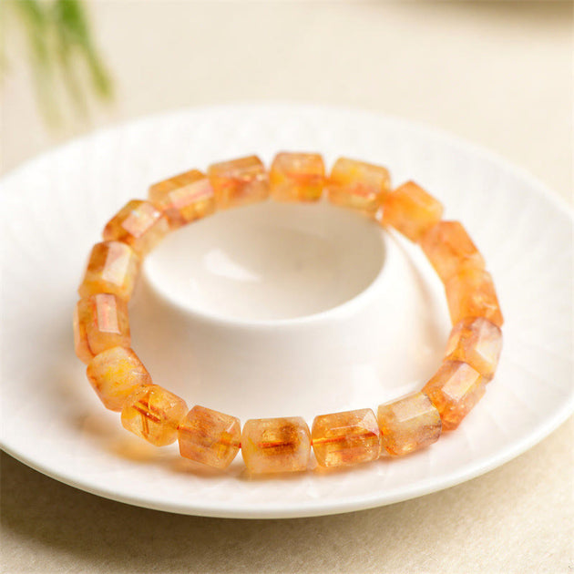 Buddha Stones Natural Citrine Prosperity Protection Bracelet (Extra 35 ...