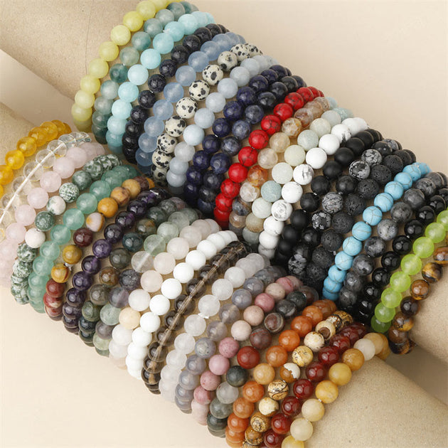 Buddha Stones Natural Stone Quartz Healing Beads Bracelet – buddhastoneshop