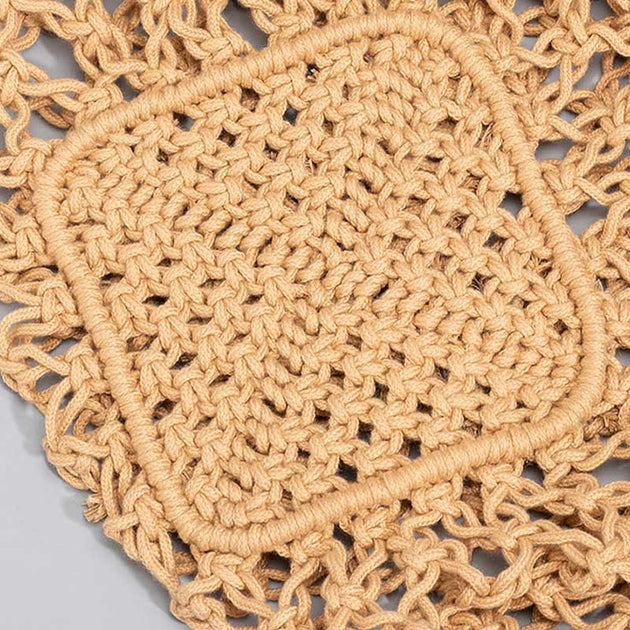 Buddha Stones Hand-woven Cotton Thread Shoulder Bag Handbags ...
