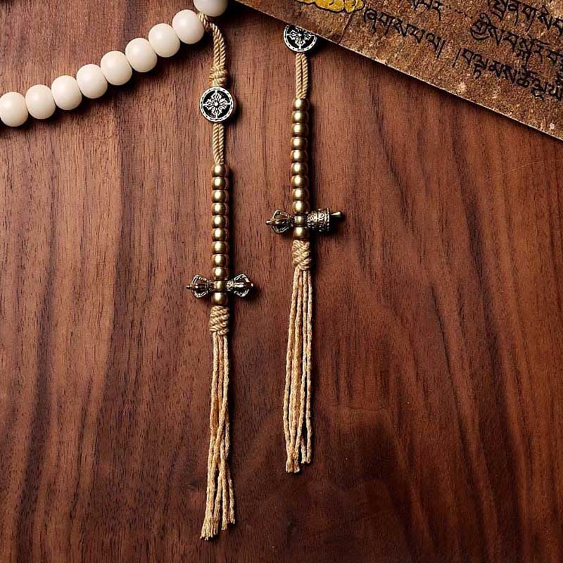 Buddha Stones Tibet 108 Mala Beads Bodhi Seed Bagua Vajra Dzi Bead Gra ...