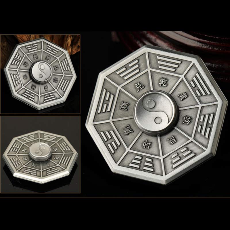 Buddha Stones Fidget Spinner Blessing Tai Chi Finger Hand Spinner Deco ...