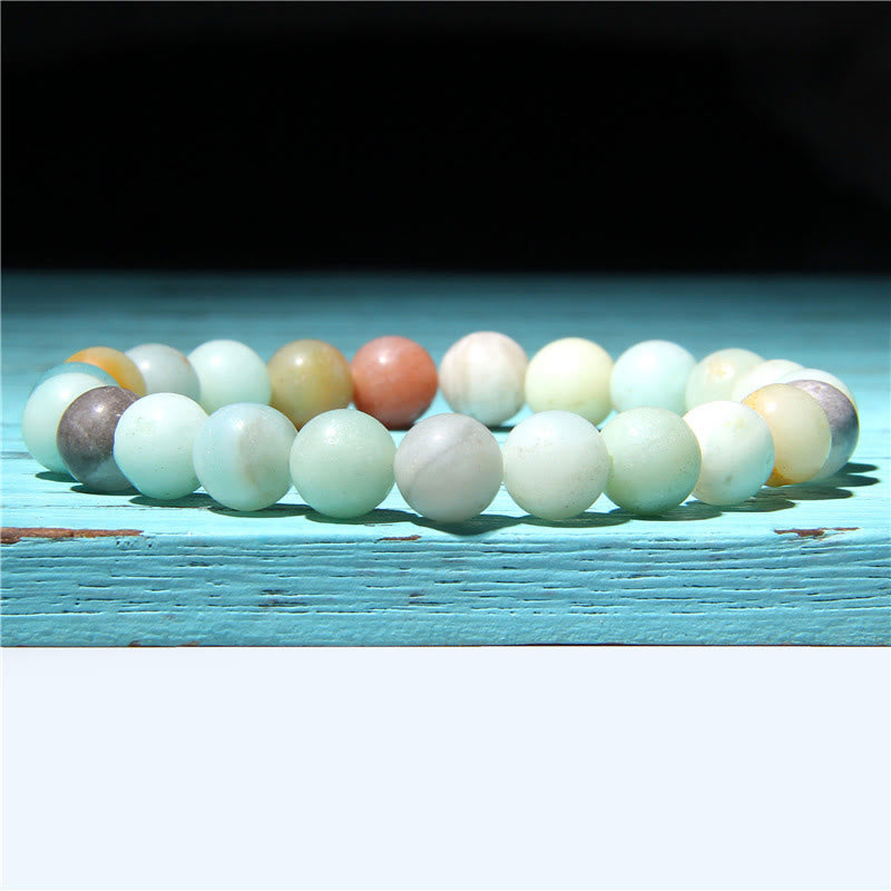 Natural Agate Stone Crystal Balance Beaded Bracelet – buddhastoneshop