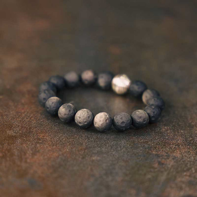 Buddha Stones Natural Silver Sheen Obsidian Lunar Meteorite Protection ...