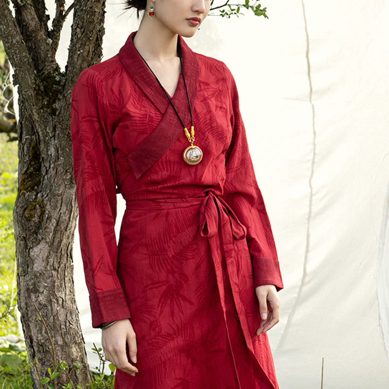 Buddha Stones Tibetan Dress Clothing Lhasa Long Wrap Dress Maxi Dress ...