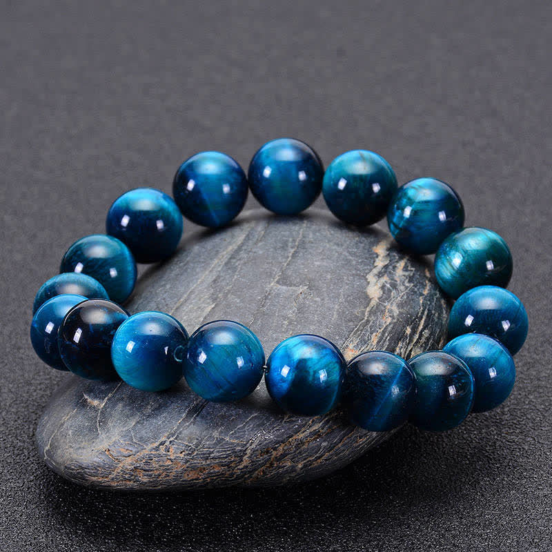Buddha Stones Blue Tiger Eye Protection Bracelet – buddhastoneshop