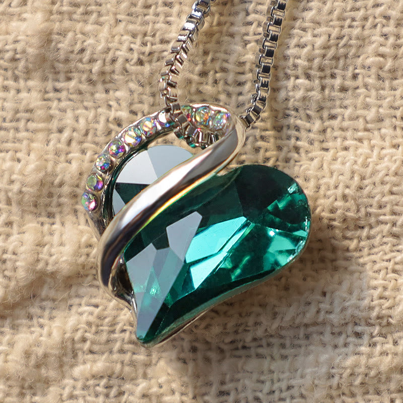 Buddha Stones Love Heart Birthstone Healing Energy Necklace Pendant ...
