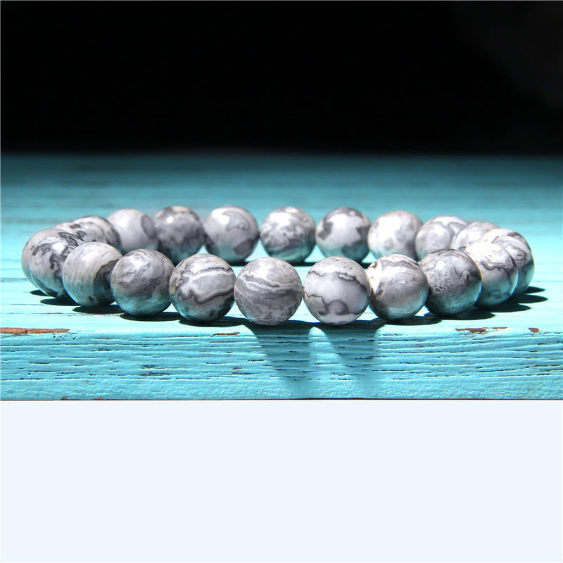 Natural Agate Stone Crystal Balance Beaded Bracelet – buddhastoneshop