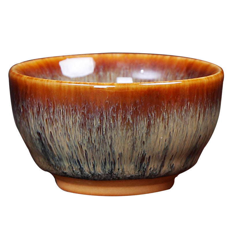 Buddha Stones 12 Chinese Zodiac Pattern Ceramic Teacup Kung Fu Jian Ch ...