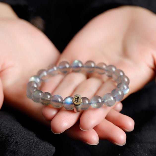 Buddha Stones 12 Chinese Zodiac Moonstone Calm Love Bracelet ...