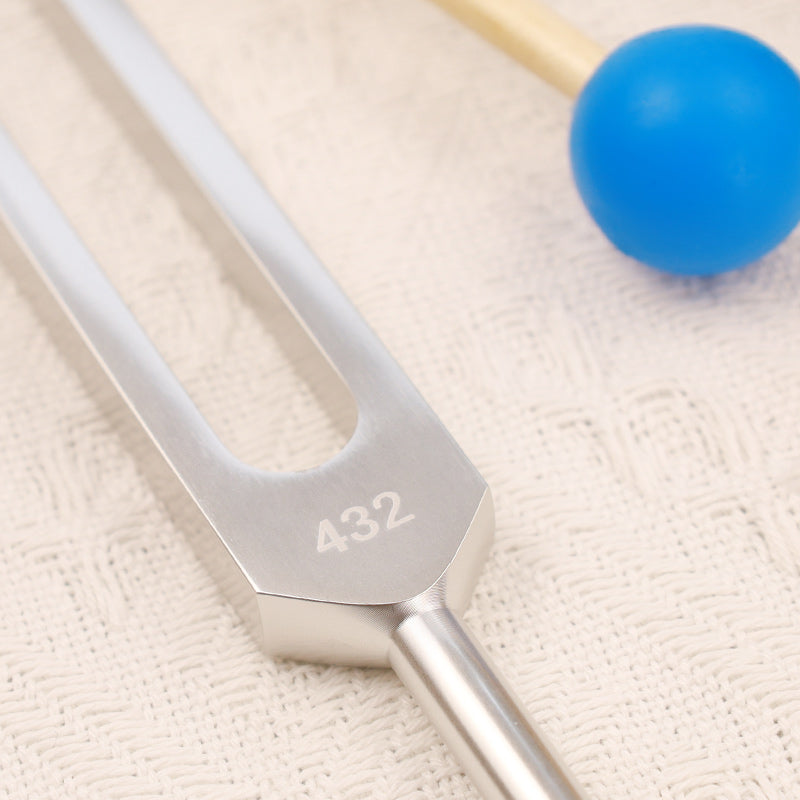 Buddha Stones Tuning Fork 432HZ Aluminum Alloy with Hammer for Mind an ...