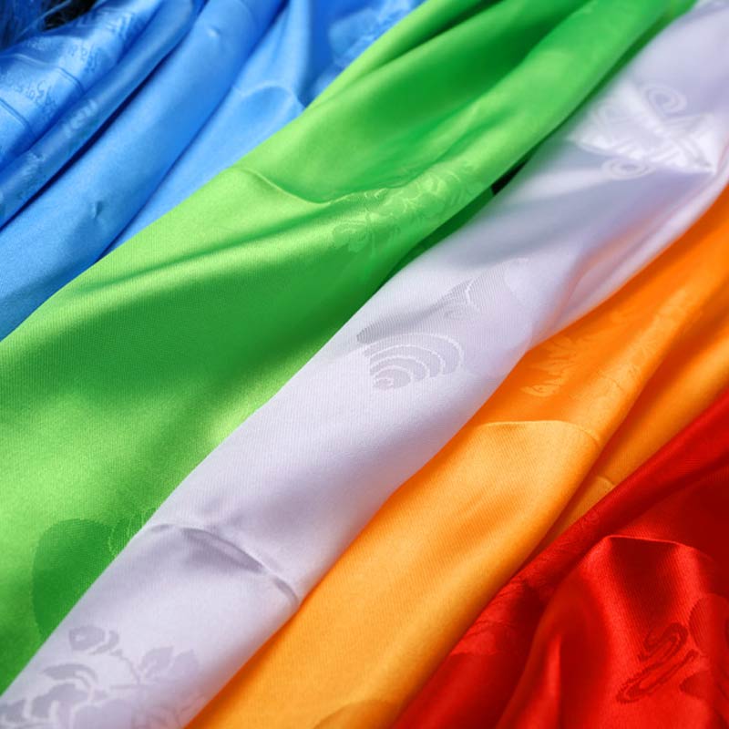 Buddha Stones Tibetan Blessing Auspicious 5 Colors Khata Decoration ...