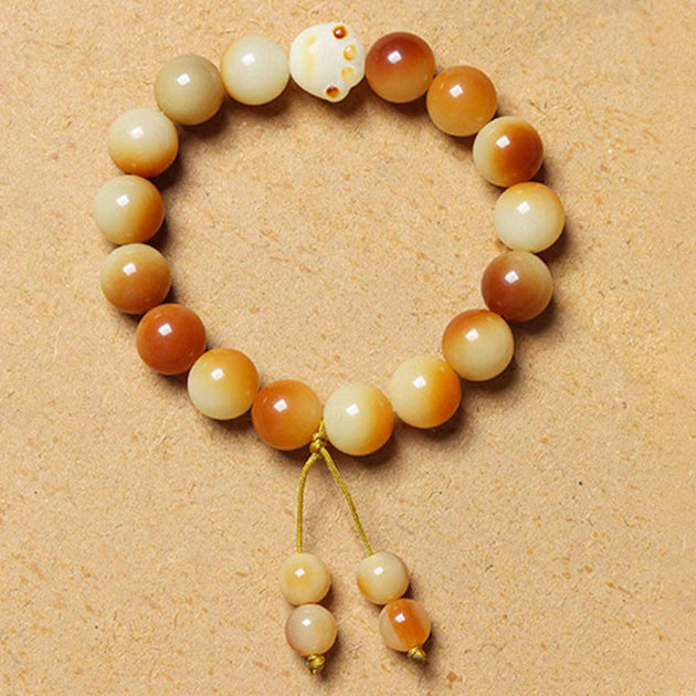 Buddha Stones Natural Bodhi Seed Lovely Paw Claw Peace Wisdom Bracelet ...