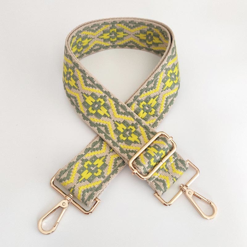 Buddha Stones Multicolor Embroidered Shoulder Bag Straps – buddhastoneshop