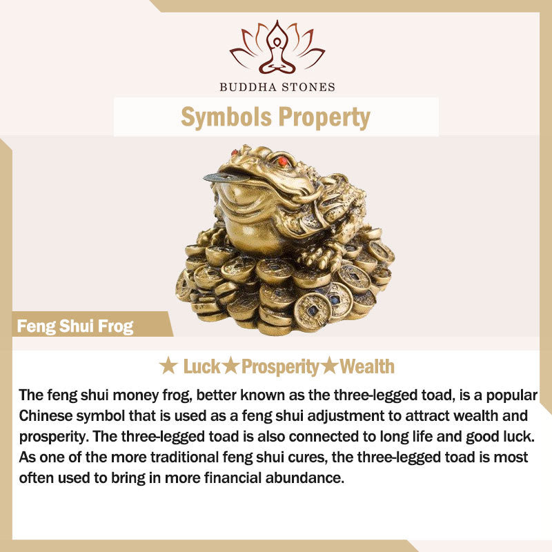 Buddha Stones Feng Shui Money Frog Statue Luck Wealth Decoration ...