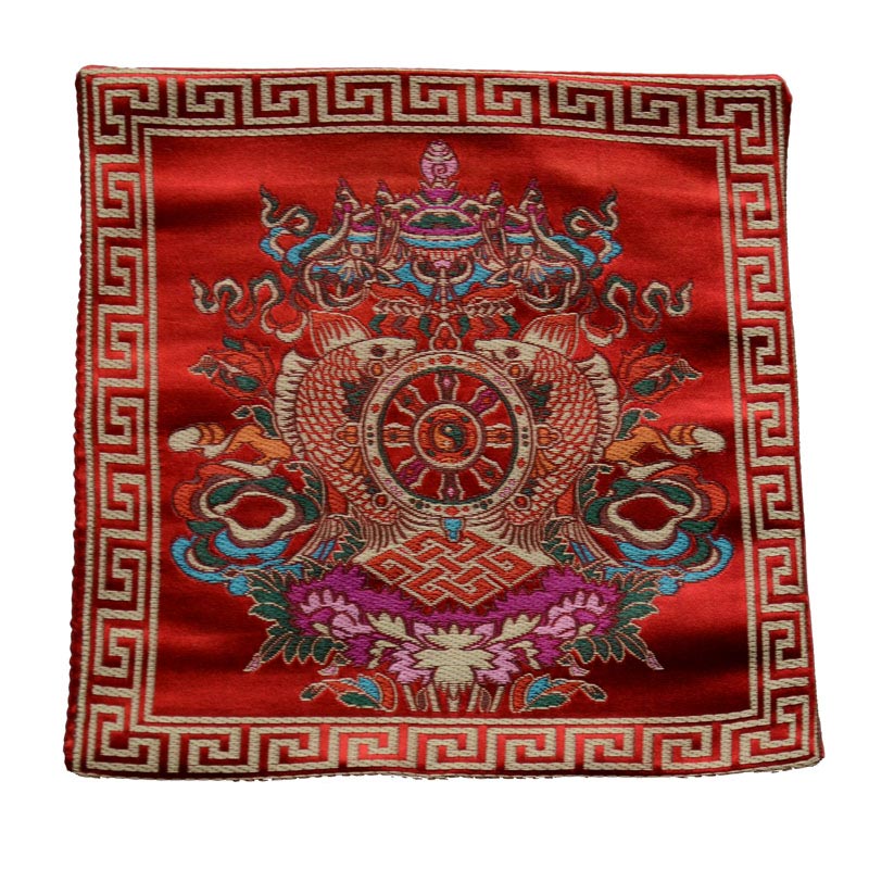 Buddha Stones Prayer Altar Mat Healing Meditation Vajra Auspicious Sym ...