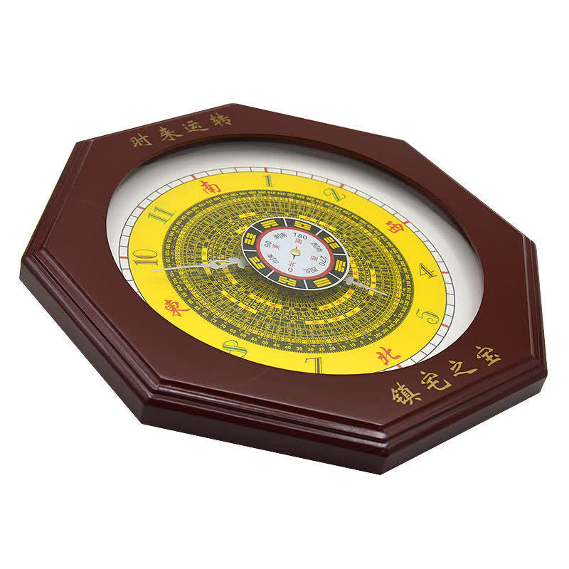 Feng Shui Bagua Map Balance Energy Map Wall Clock – buddhastoneshop
