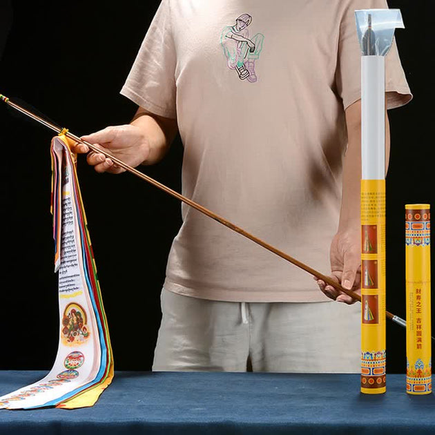 Buddha Stones Tibetan Eight Auspicious Symbols Lucky Arrow Home Decora ...