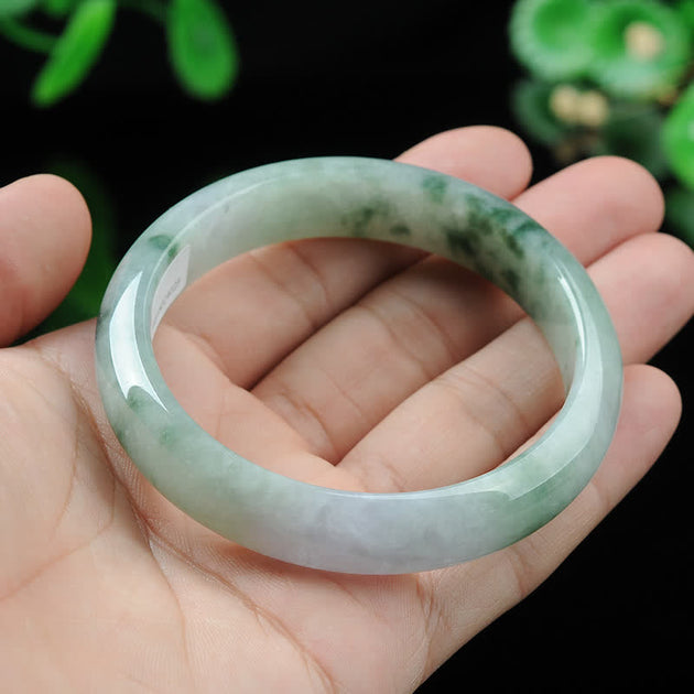 Buddha Stones Jade Luck Blessing Prosperity Bracelet Bangle ...