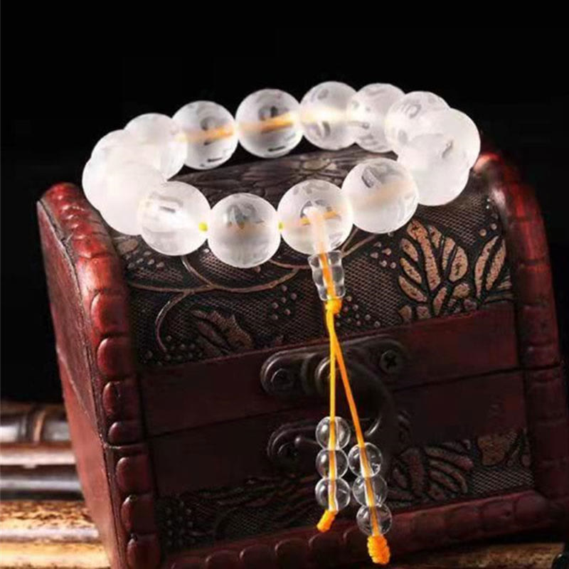 FREE Today: Open The Mind Tibet White Crystal Black Onyx Om Mani Padme ...