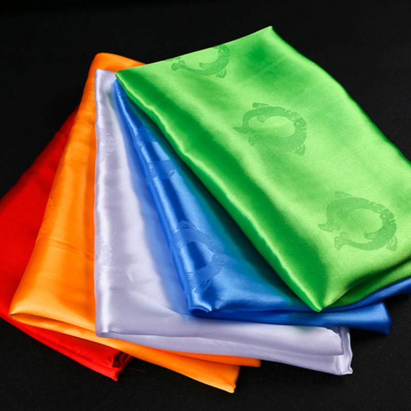 Buddha Stones Tibetan Blessing Auspicious 5 Colors Khata Decoration ...