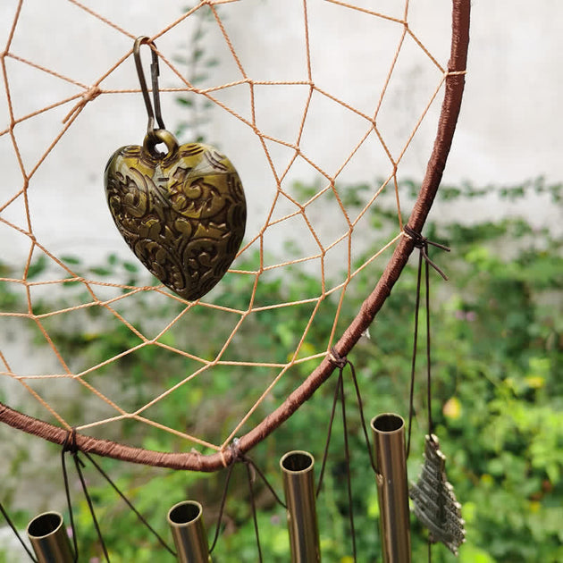 Buddha Stones Dream Catchers Love Elephant Boat Wall Hanging Chime Bel ...