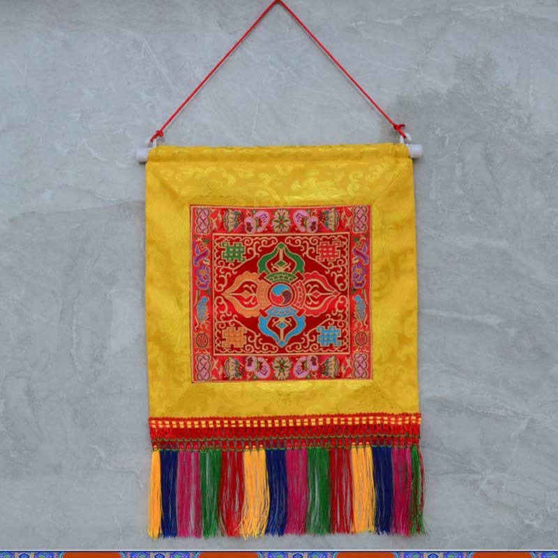 Buddha Stones Vajra Auspicious Symbols Spiritual Power Wall Art ...