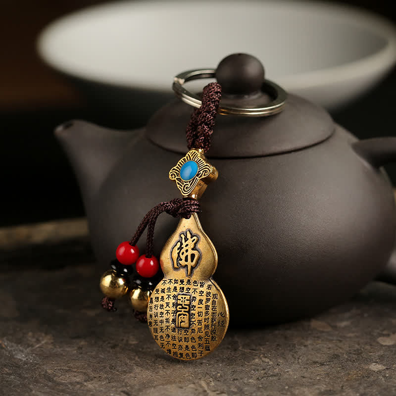 Buddha Stones Mahasthamaprapta Bodhisattva Buddha Blessing Keychain ...