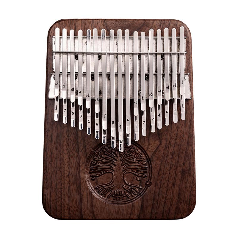 Buddha Stones Kalimba 34 Keys Thumb Piano Tree of Life Design Portable ...
