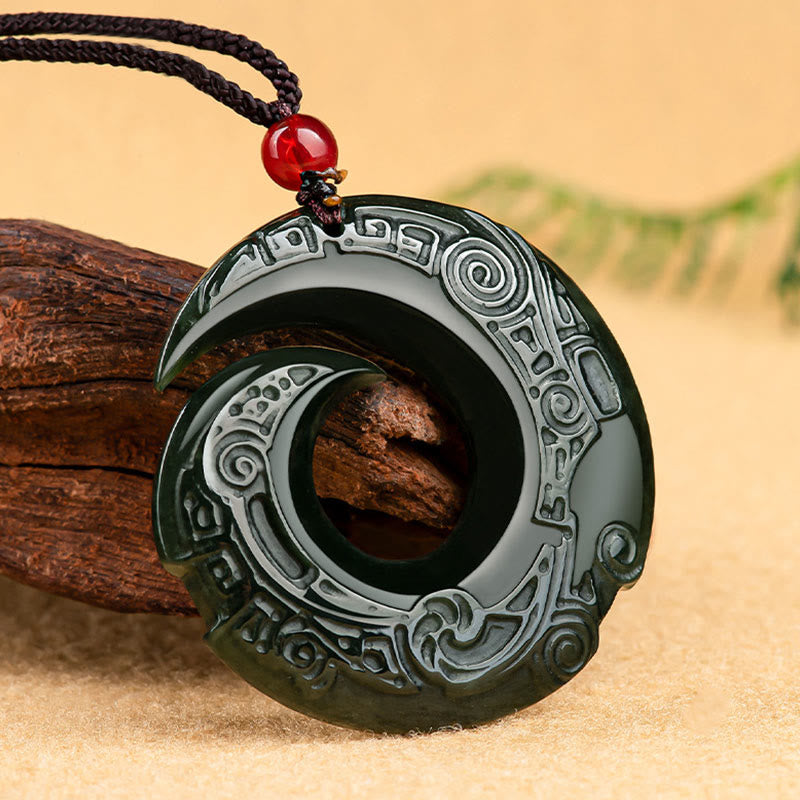 Buddha Stones One's Luck Improves Design Patern Natural Hetian Cyan Ja ...