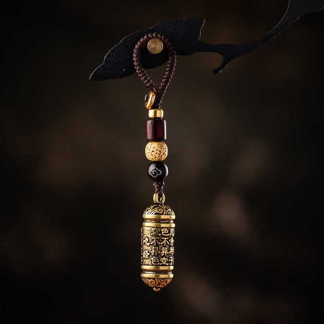 Buddha Stones Heart Sutra Copper Key Chain – buddhastoneshop