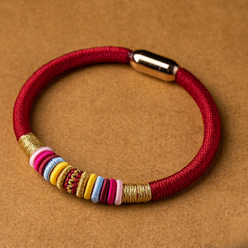 Buddha Stones Tibetan Handmade King Kong Knot Protection Magnetic Buck ...