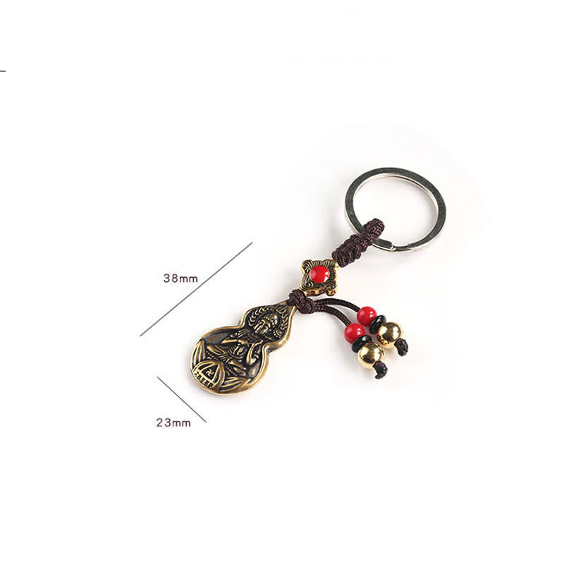 Buddha Stones Mahasthamaprapta Bodhisattva Buddha Blessing Keychain ...