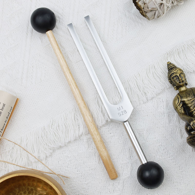 Buddha Stones Tuning Fork 528HZ Aluminum Alloy for Chakra and Sound Th ...