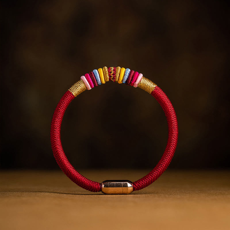 Buddha Stones Tibetan Handmade King Kong Knot Protection Magnetic Buck ...
