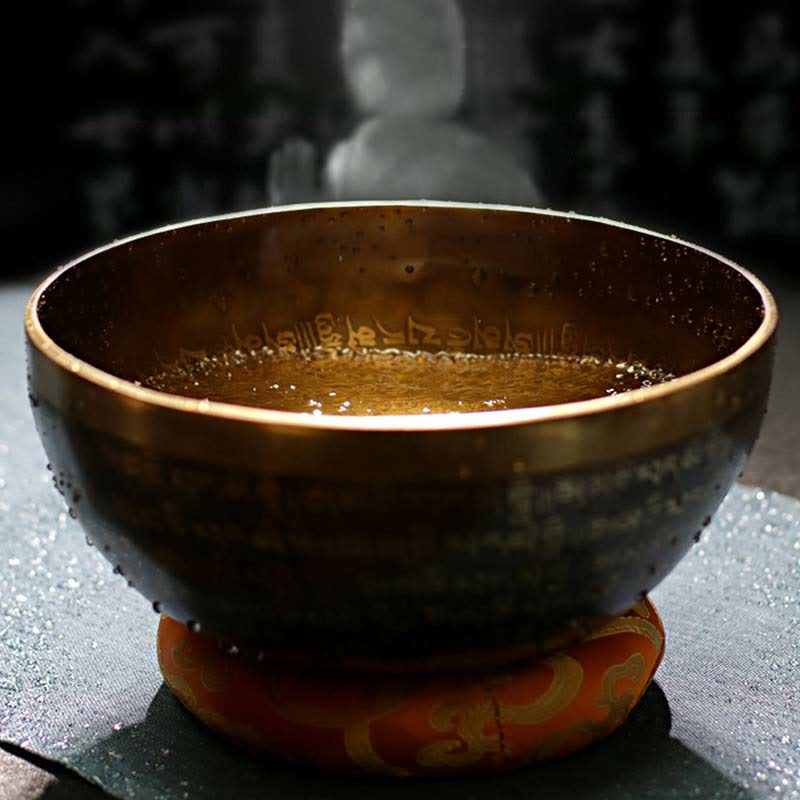 Buddha Stones Sutra Singing Bowl Handcrafted for Healing and Meditatio ...