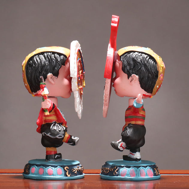 Buddha Stones Tibetan Opera Face Mask Puppet Home Office Car Decoratio ...