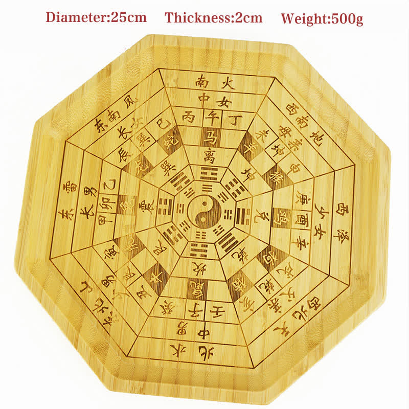 Feng Shui Bamboo Bagua Map Harmony Energy Map – buddhastoneshop
