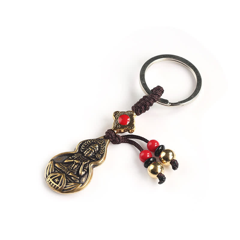Buddha Stones Mahasthamaprapta Bodhisattva Buddha Blessing Keychain ...