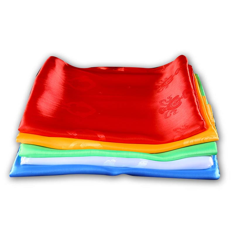 Buddha Stones Tibetan Blessing Auspicious 5 Colors Khata Decoration ...