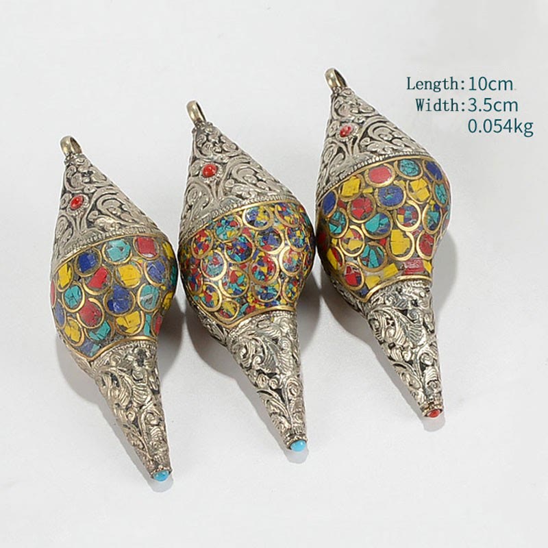 TIBETAN CONCH SHELL-Buddha Stones – buddhastoneshop