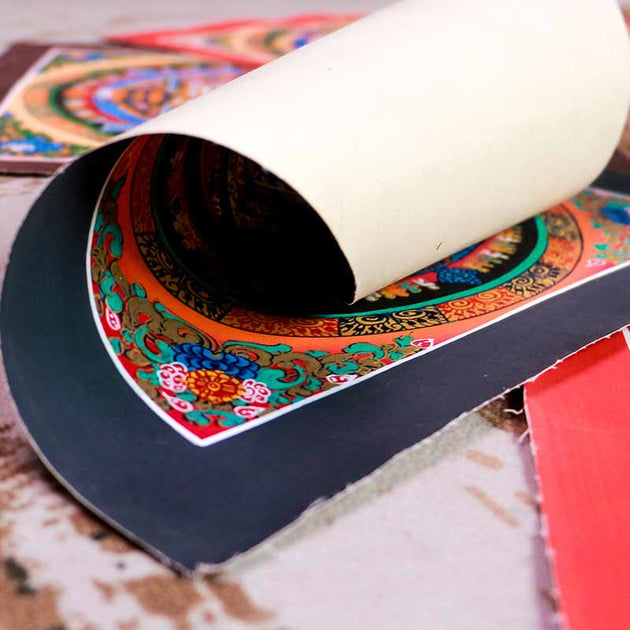 Buddha Stones Tibetan Handmade Thangka Mandala Painting Blind Box Rand ...