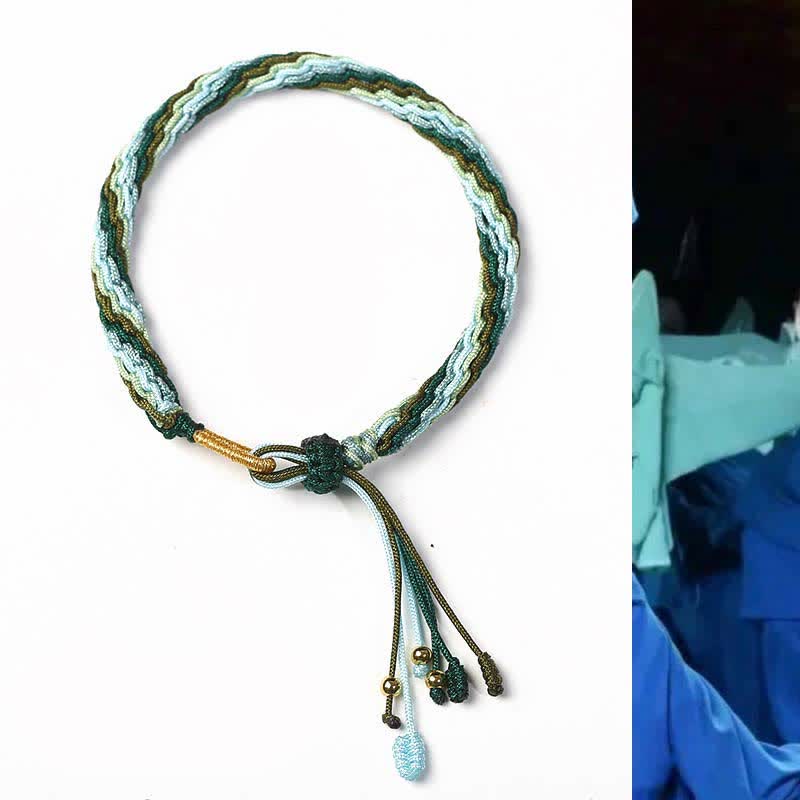Reincarnation Knot Luck String Protection Braid Bracelet – buddhastoneshop