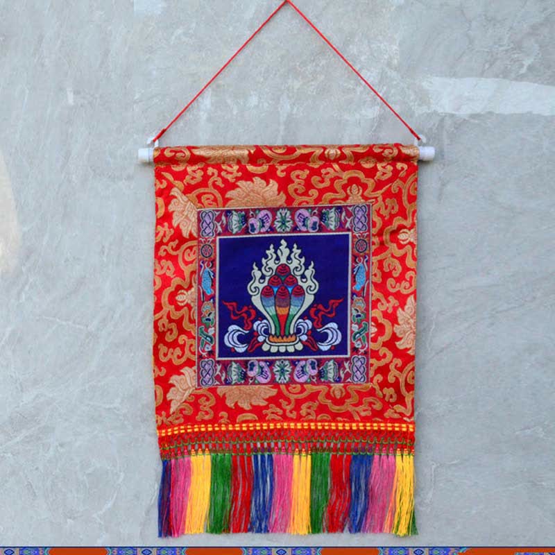 Buddha Stones Vajra Auspicious Symbols Spiritual Power Wall Art ...