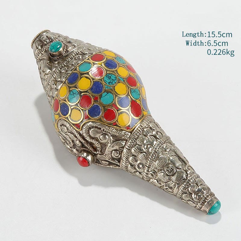 TIBETAN CONCH SHELL-Buddha Stones – buddhastoneshop
