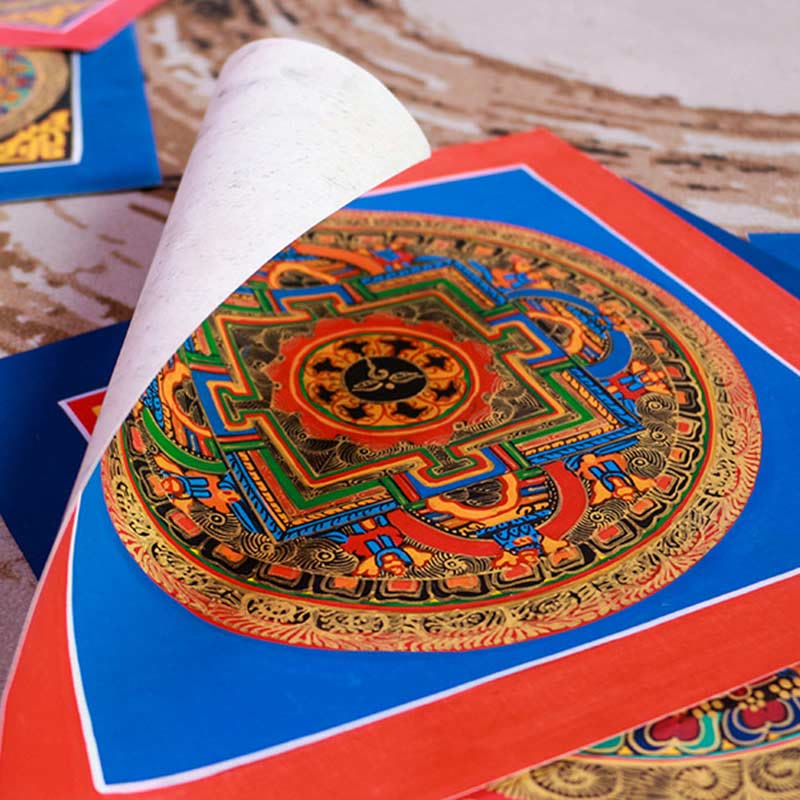 Buddha Stones Tibetan Handmade Thangka Painting Blessing Thangka Blind ...
